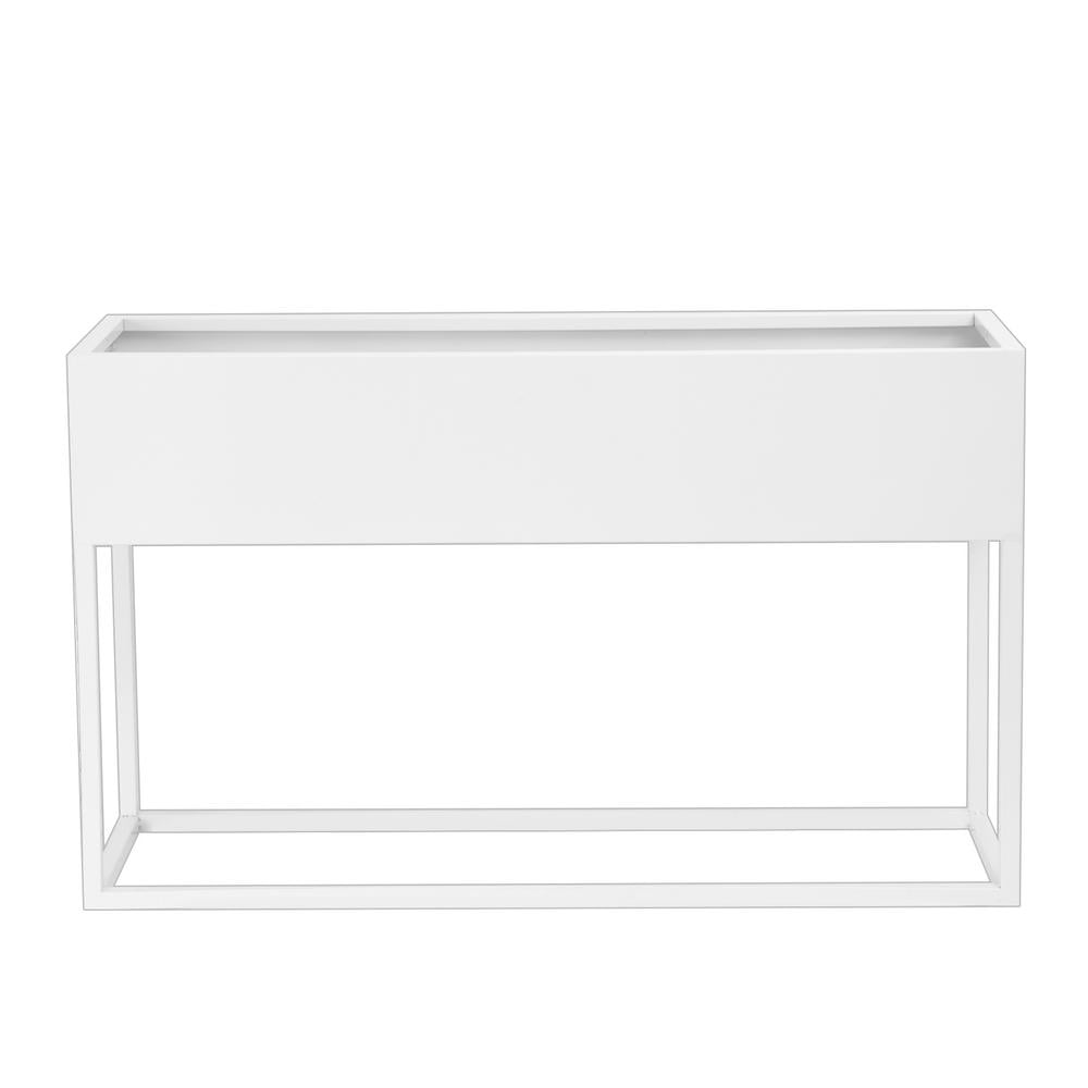 VAHIGCY Rectangular Planter Box Iron Draining Flower Pot Rectangular ...