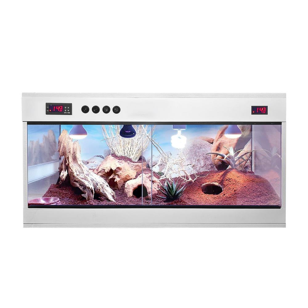 VAHIGCY Reptile PVC Terrarium, Spider Tank Starter Kit, Leopard Gecko ...