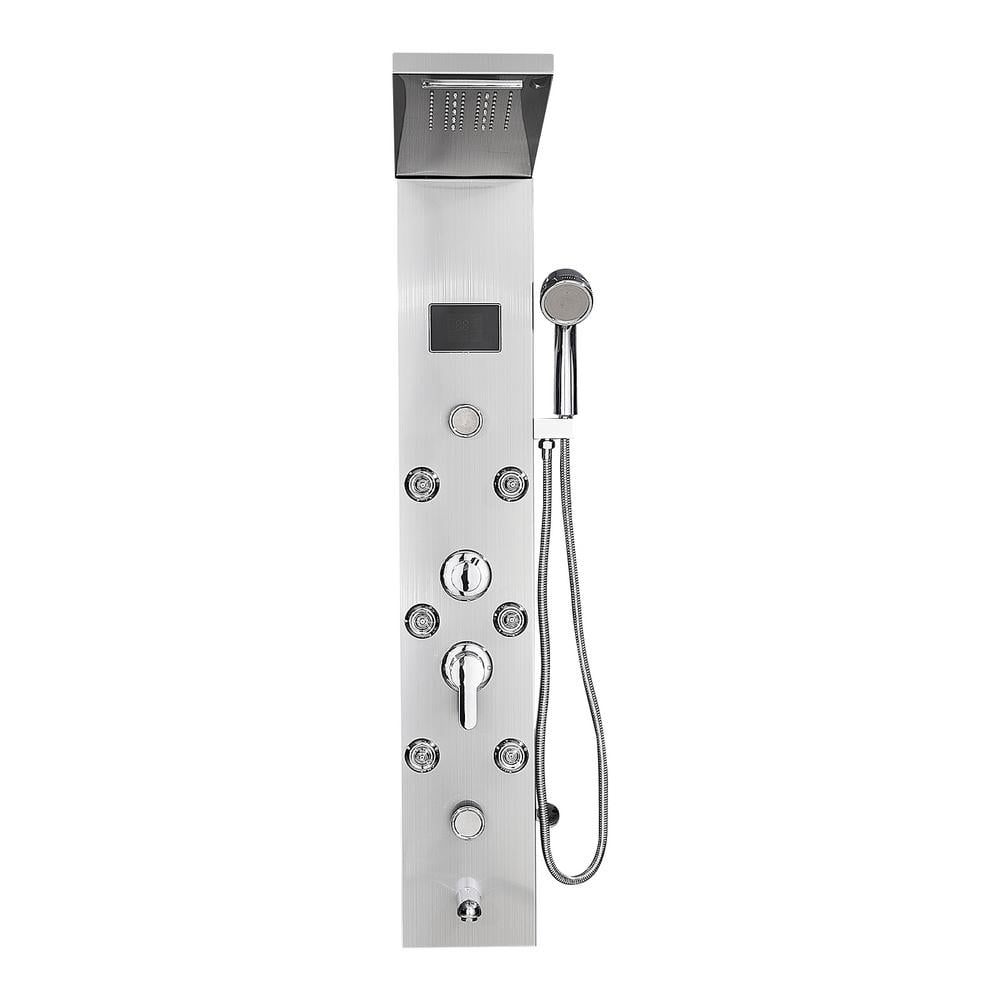 VAHIGCY Shower Panel Tower System LED Digital Shower Tower with Body ...