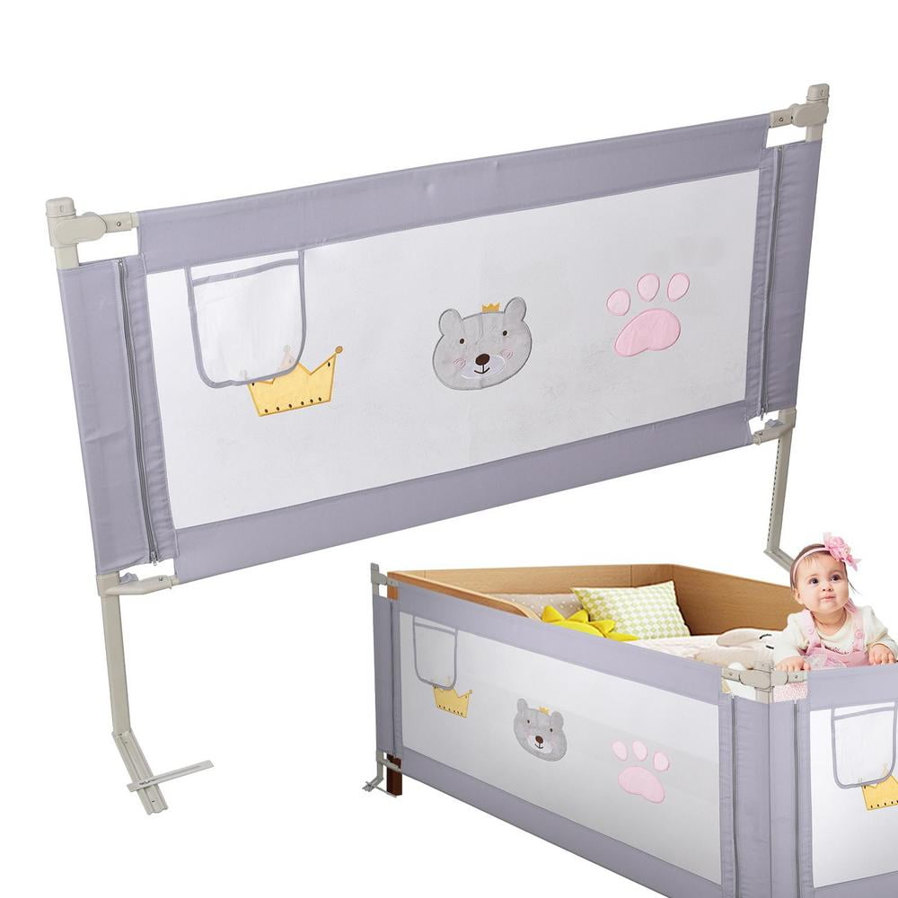 VAHIGCY Toddler Bed Side Bedrails Extra Long Bumper Safety Rails Guard ...
