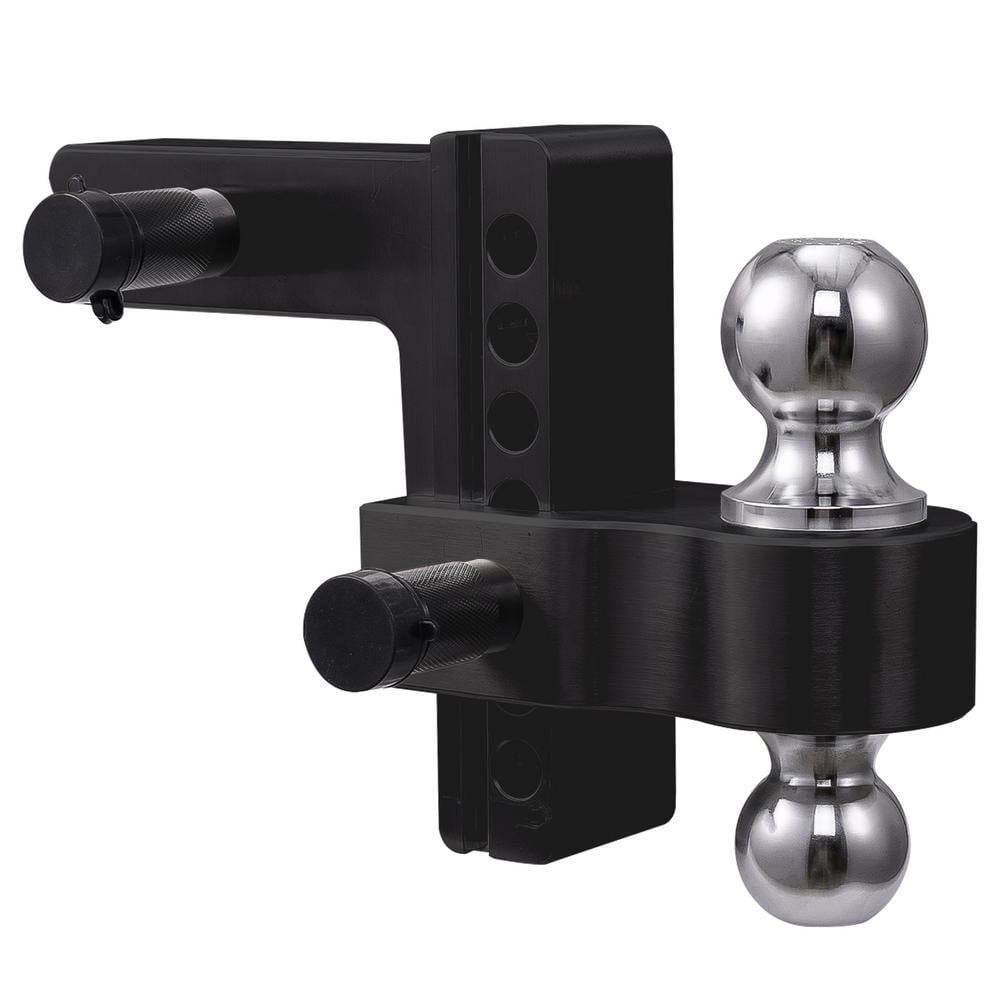 VAHIGCY Trailer Hitch Tow Hitch with 6-Inch Drop/Rise Quiet Towing ...