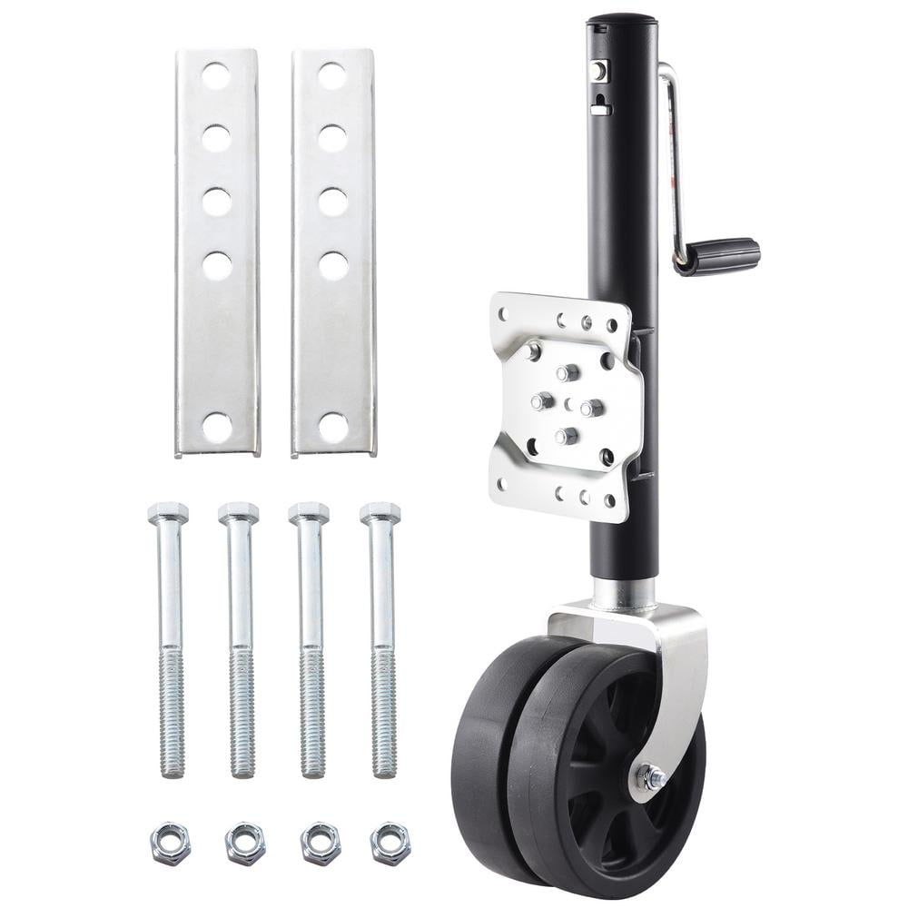 VAHIGCY Trailer Jack with Wheel 8inch Utility Trailer Jack Wheel 2000lb ...