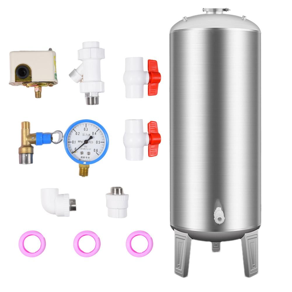VAHIGCY Water Pressure Tank 160L Vertical Water Storage Bladder ...