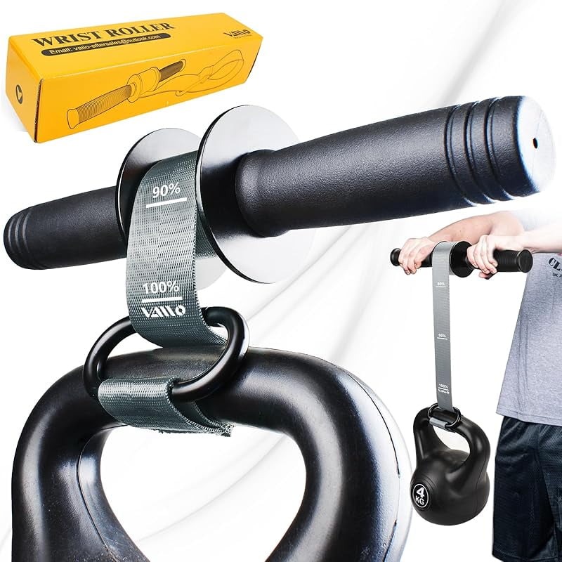 VAIIO Forearm Strengthener and Wrist Roller with Quick Locking ...