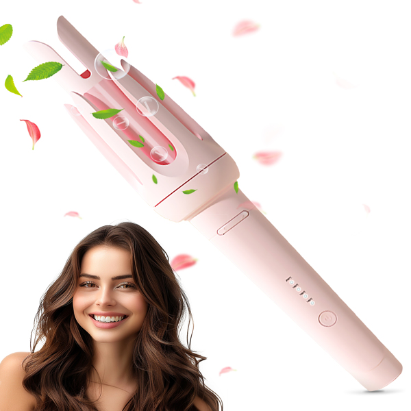VAIKAXY Auto Hair Curler, Automatic Curling Iron with 4 Temperature & 3 ...
