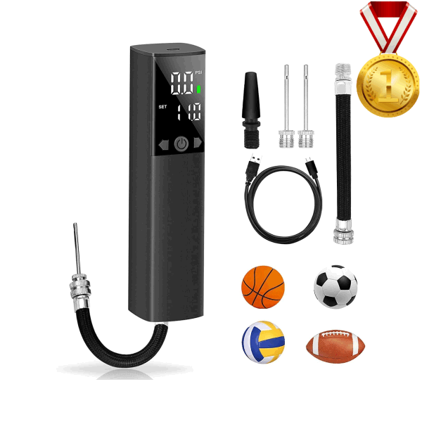 VAIKAXY Electric Ball PumpPortable Air Pump with Digital Precise ...