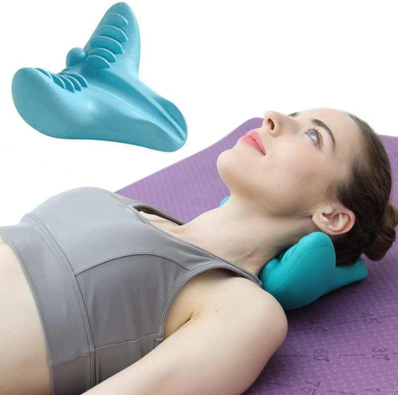 VAIKAXY Neck and Shoulder Relaxer, Cervical Traction Device for TMJ ...