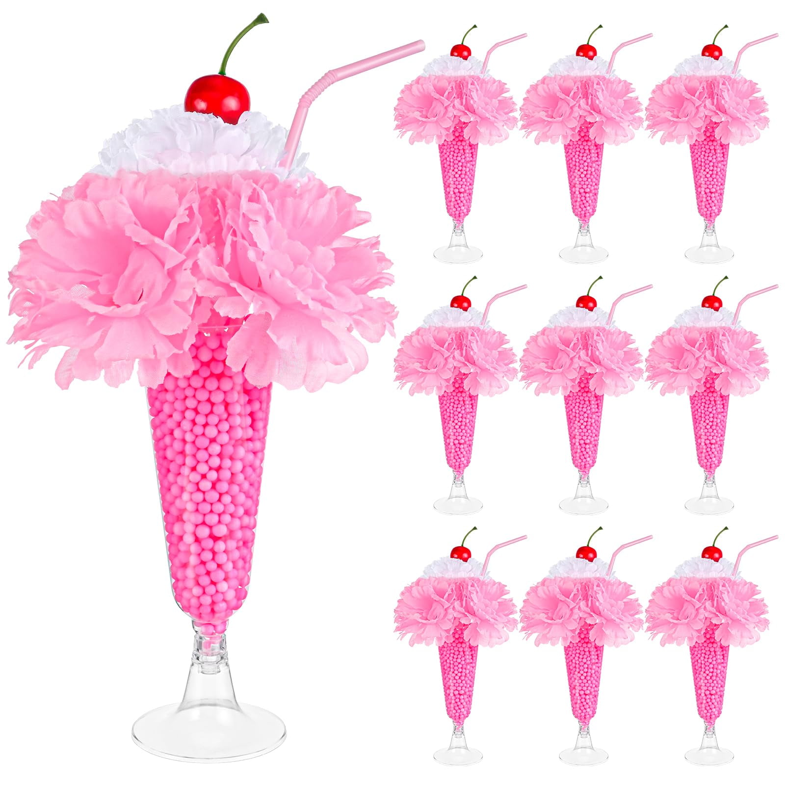 VAIPI 10 Sets 50's Soda Shop Party Decor 1950s Party Decorations ...