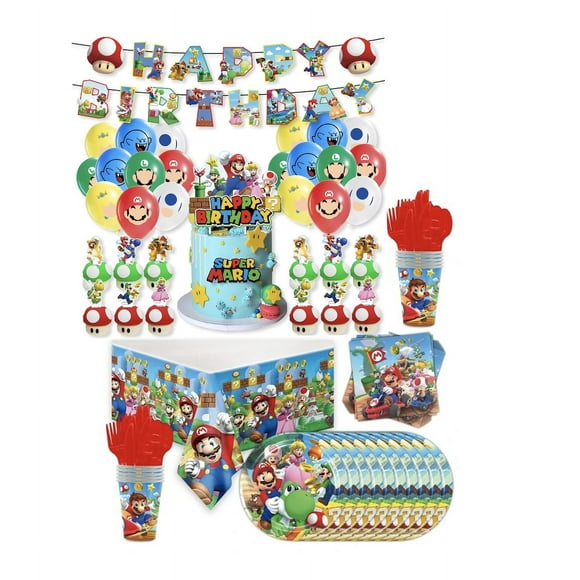 Super Mario Bros Party Supplies in Party & Occasions - Walmart.com