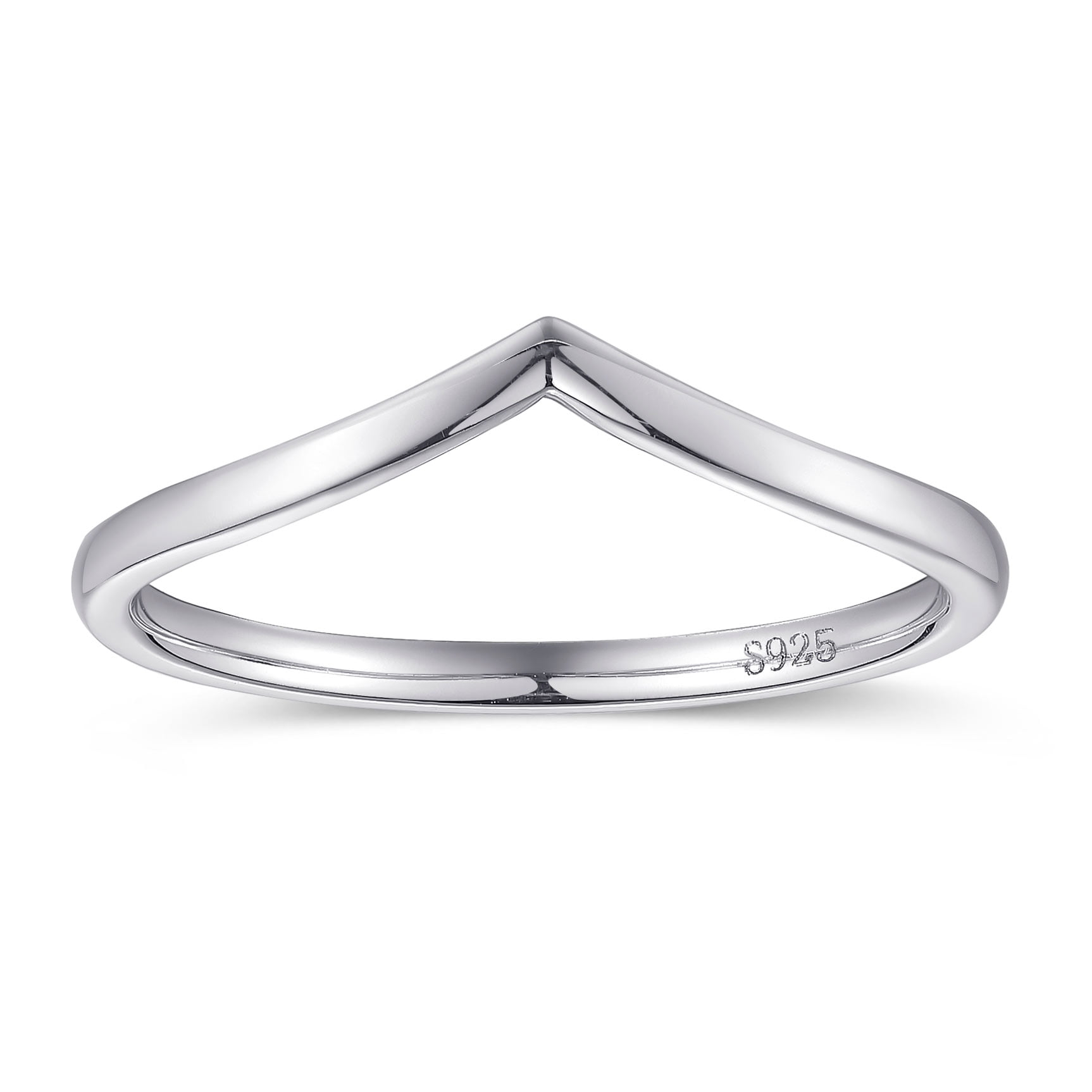 VAKKI 925 Sterling Silver Womens Wishbone Rings Simple Rings Vintage ...