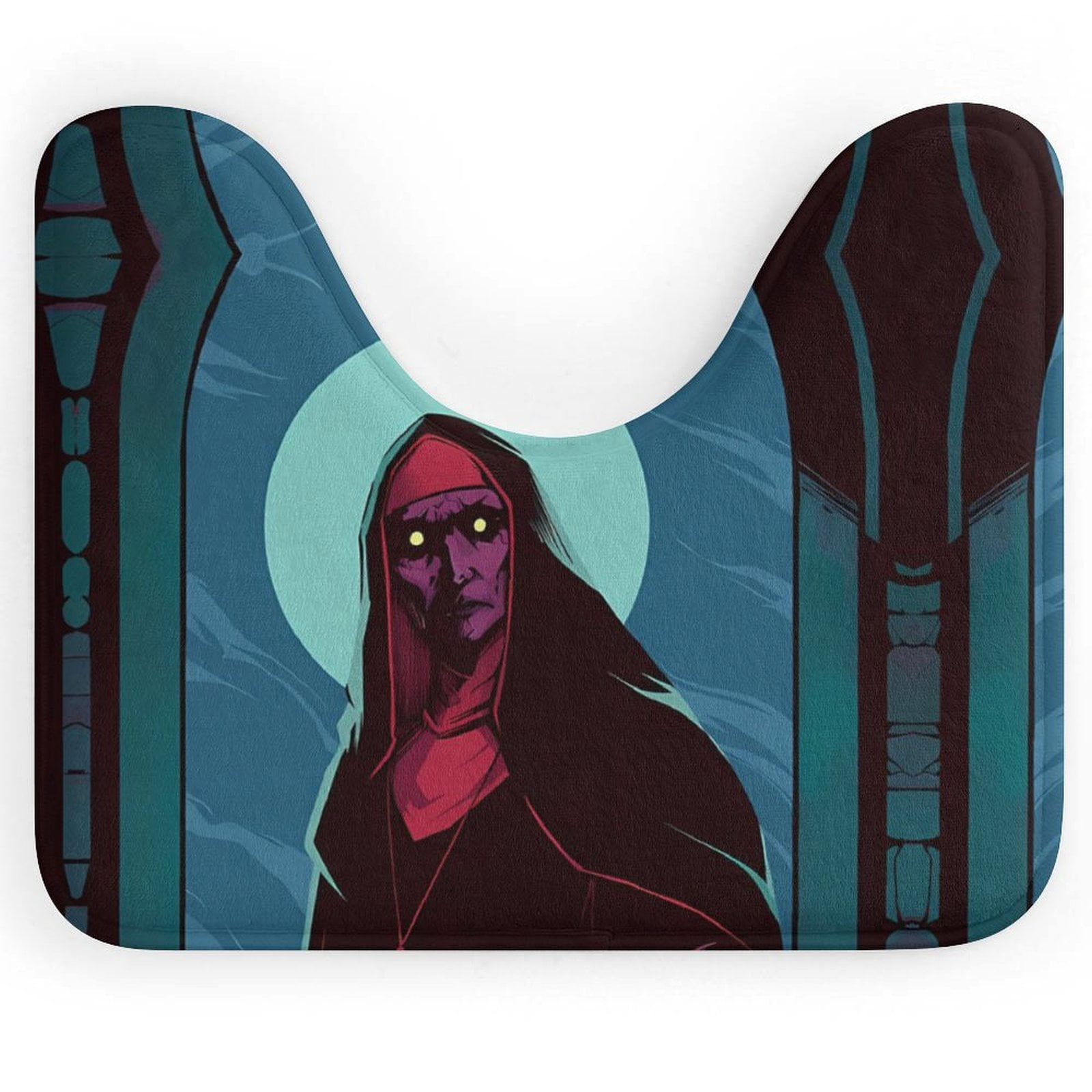 VALAK U-Shape Rug, Ultra Soft Washable Toilet Mat, Non Slip Absorbent ...