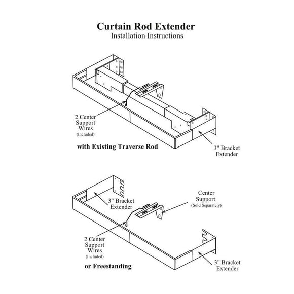 Curtain Rod Extender