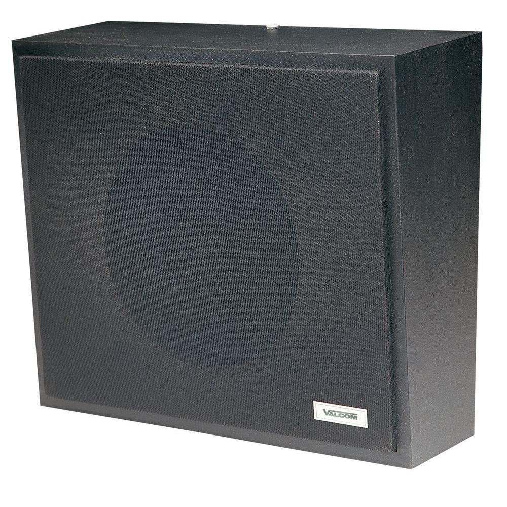 VALCOM VC-V-1016-BK 1Watt 1Way Wall Speaker - Black - NEW - White Box ...