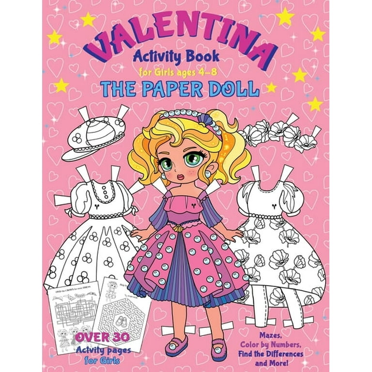 paper dolls coloring book