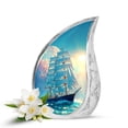 VALERASH Boat Drop Urns for Human Ashes Adult Male & Female - Blue ...