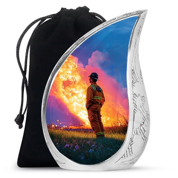VALERASH Firefighter Cremation Urns for Human Ashes Adult Female ...