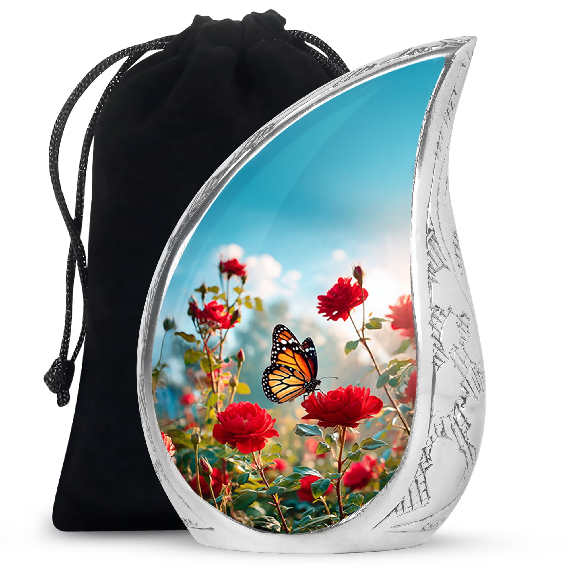 VALERASH Rose Cremation Urns for Human Ashes Adult Female - Large ...