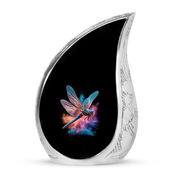 VALERASH Small Dragonfly Teardrop Urns for Human Ashes Adult Man - Mini ...