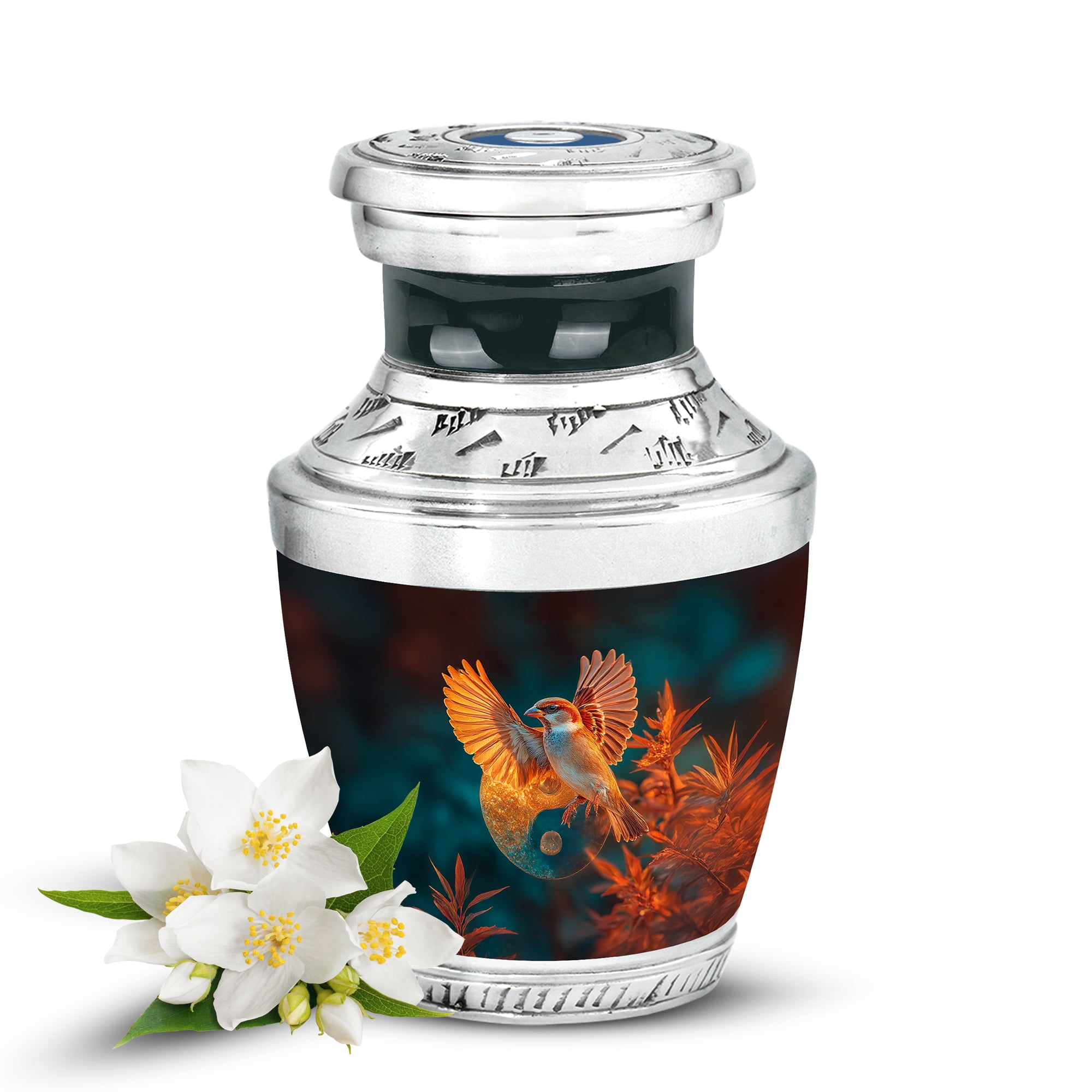 VALERASH Sparrow Keepsake Cremation Urns for Adult Male - Mini Brown ...
