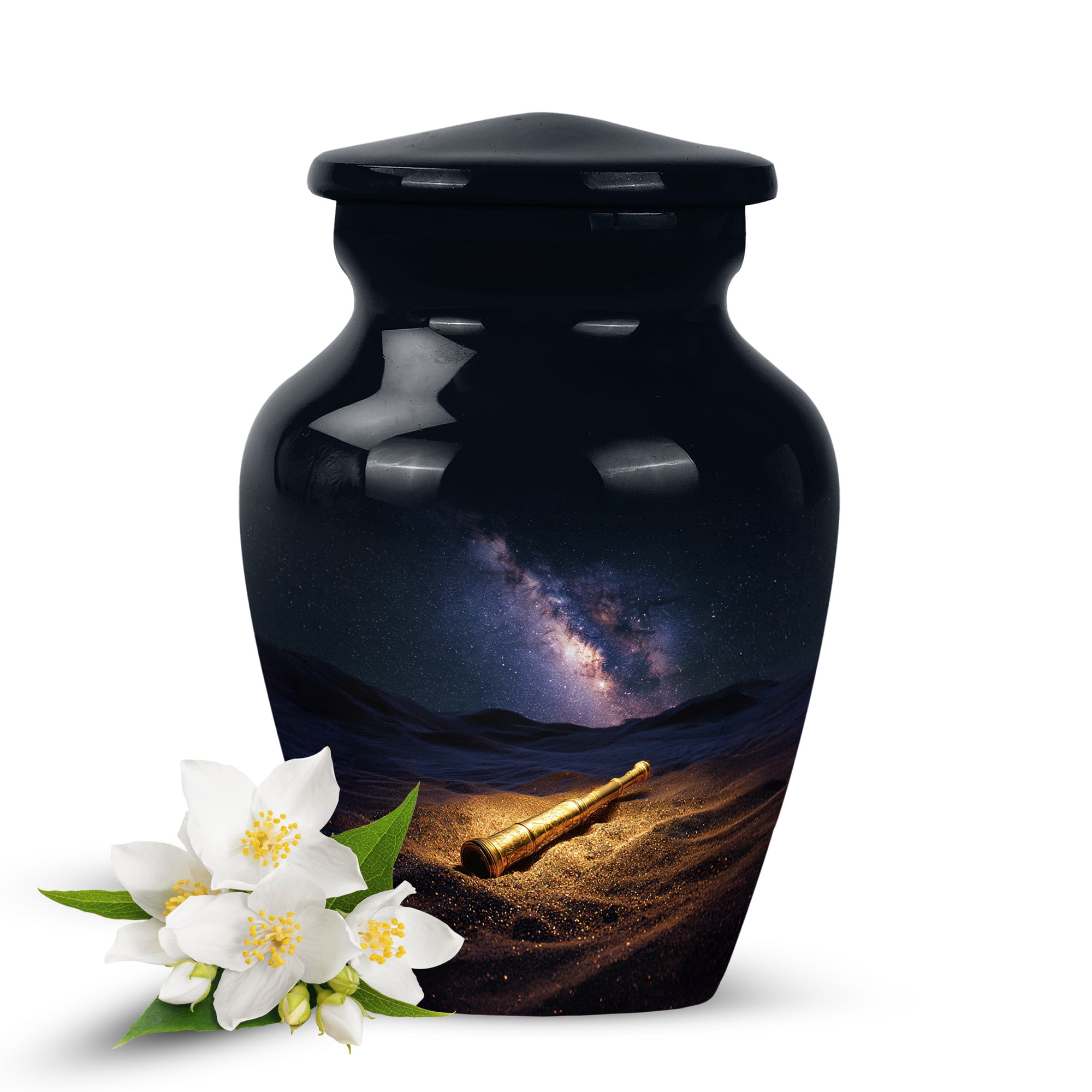 VALERASH Telescope Small Cremation Urns for Adult Ashes Women ...