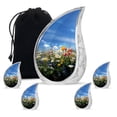 VALERASH Tulip Cremation Urns for Human Ashes - Teardrop Flower Urns ...