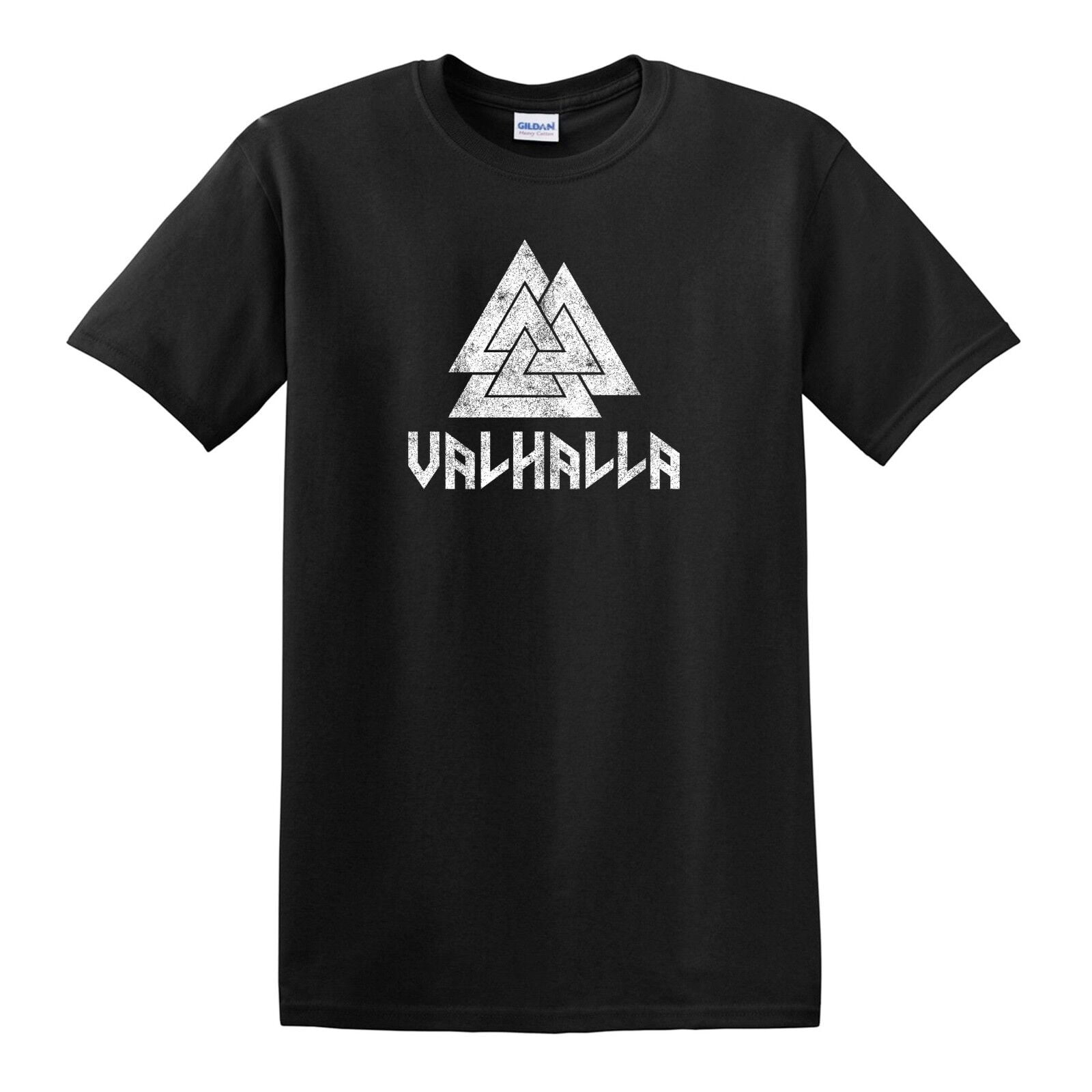 VALHALLA valknut T-Shirt - Norse Odin Viking Thor Ragnarok Loki ...