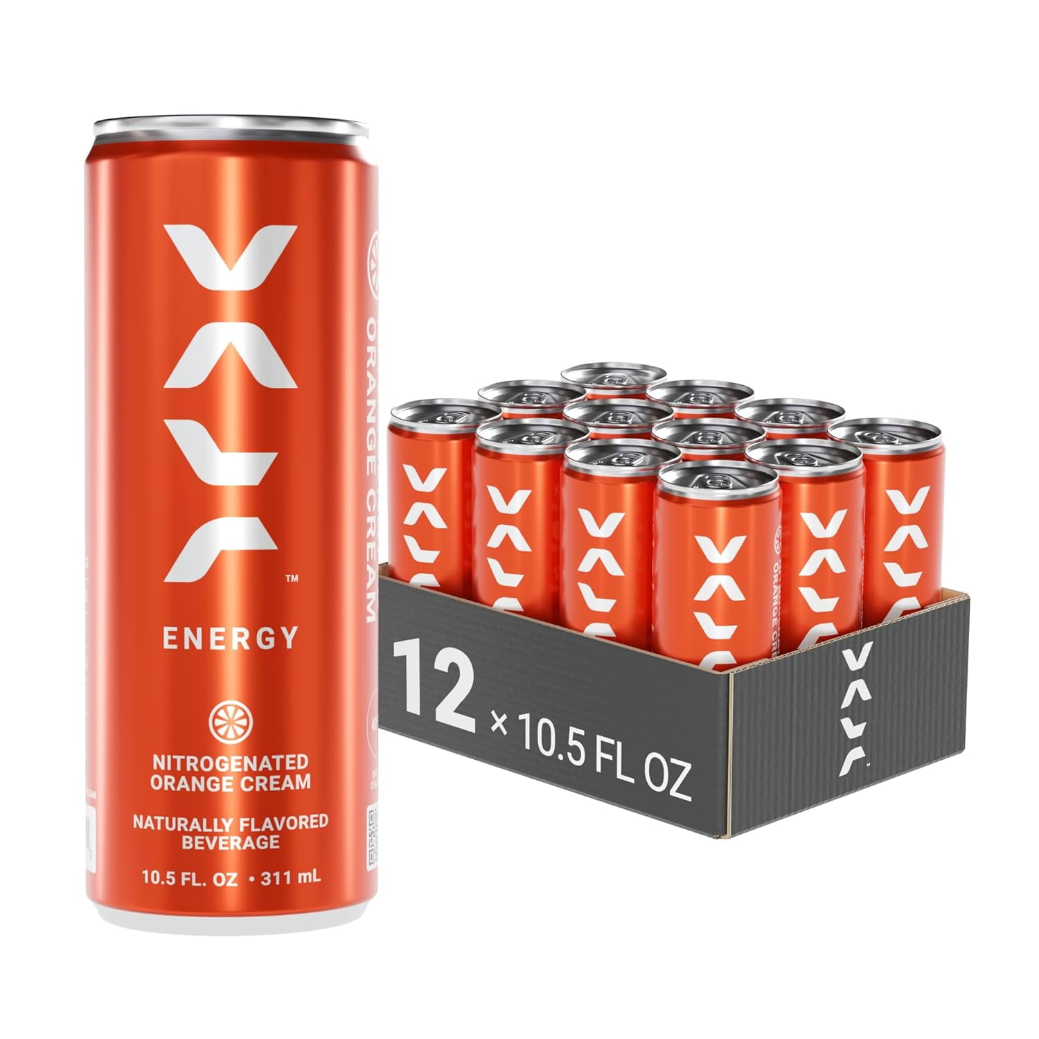VALR Energy | Orange Cream Nitrogen-Infused Energy Drink | 175mg ...
