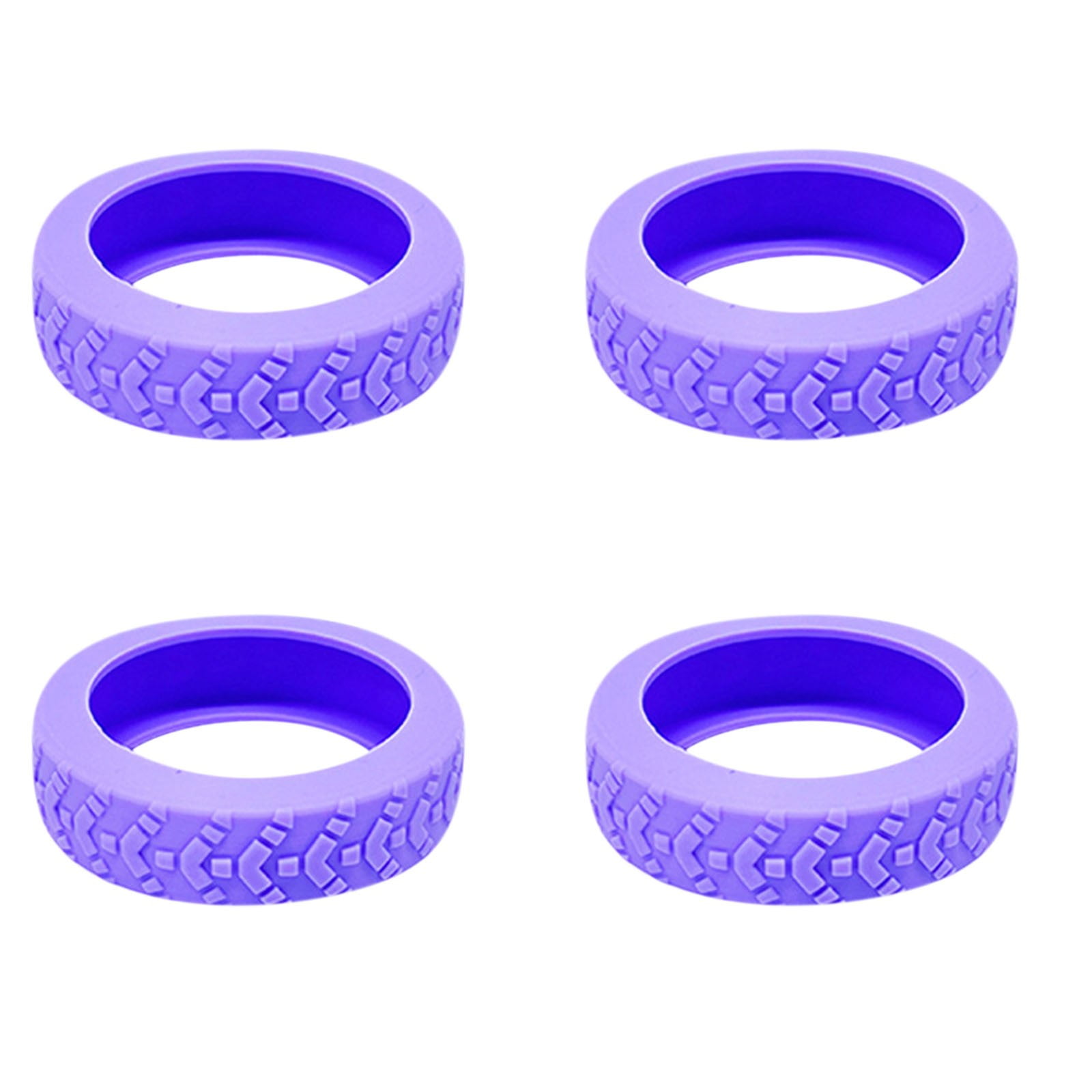 VALSEEL 4pcs Luggage Roller Protector, Colorful Silent Silicone Luggage ...