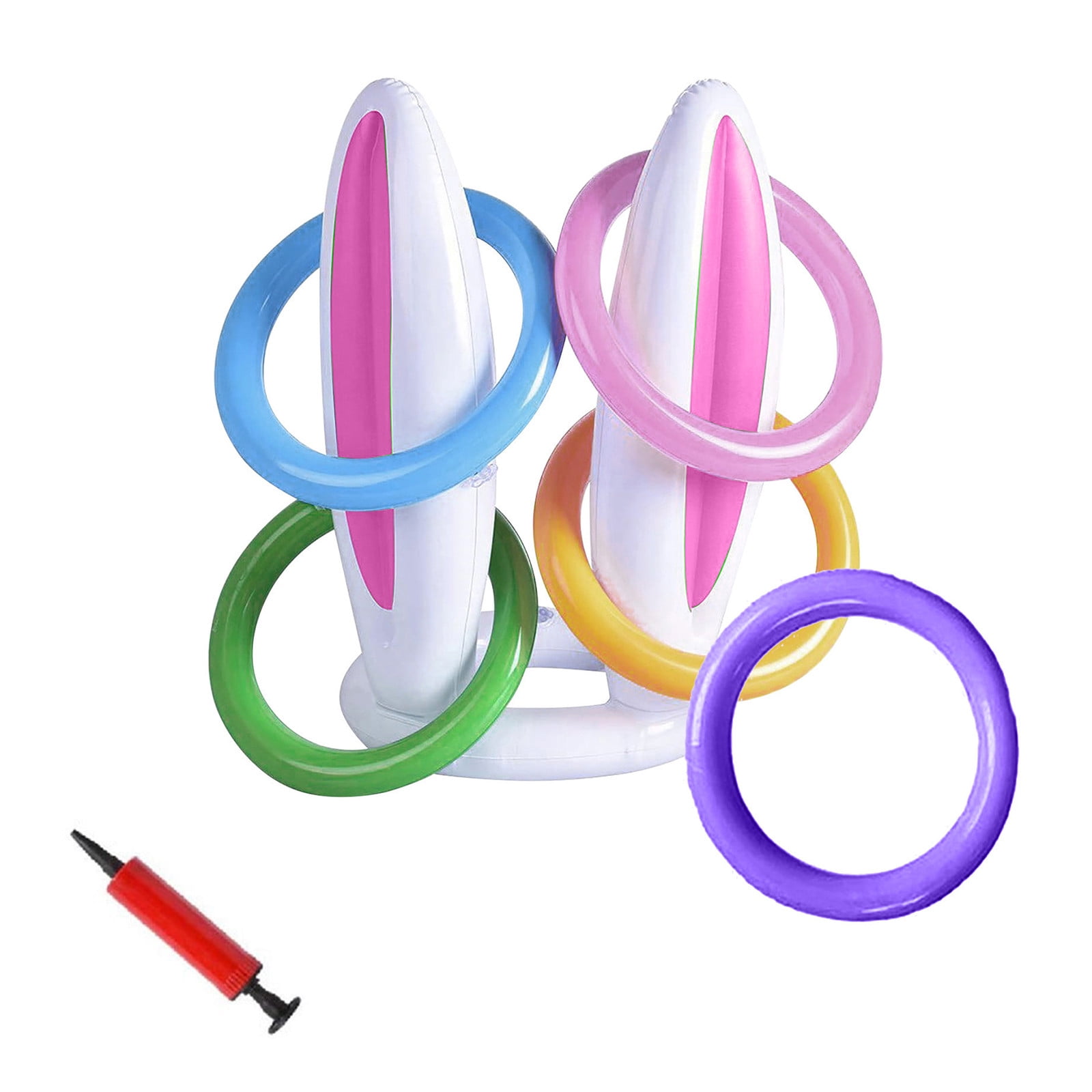 VALSEEL Clearance Inflatable Easter Rabbit Ear Hat And Ferrule Toy ...