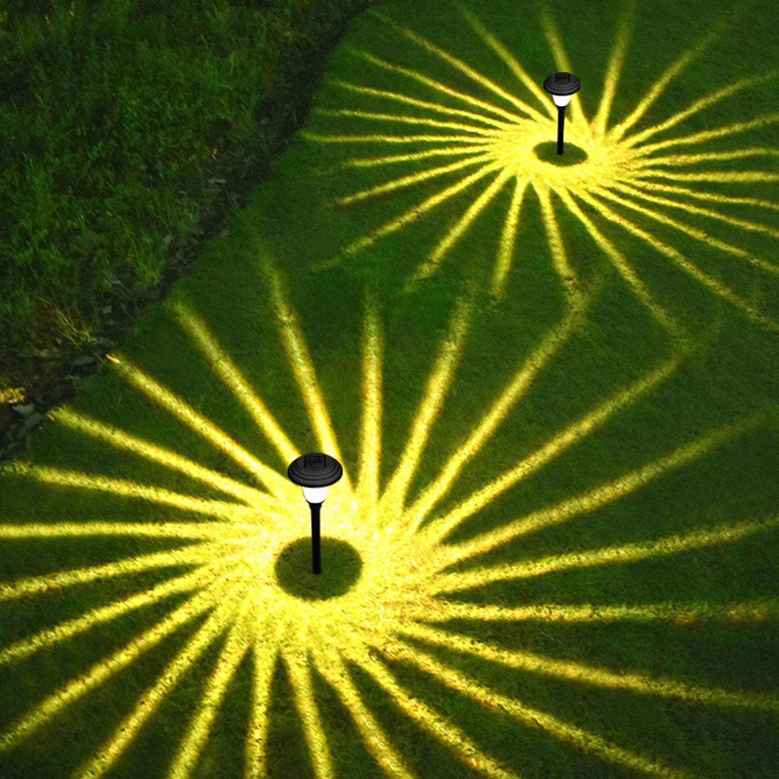 Hmsavn Decorative Lights Outdoor Floor Lamp Solar Powered Lights ...
