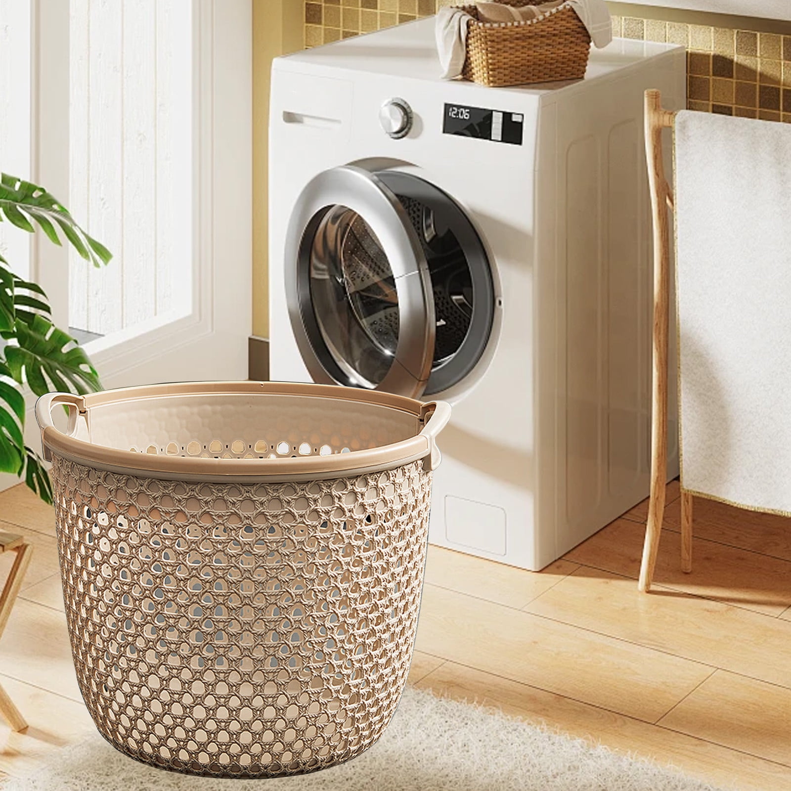 VALSEEL Dirty Clothes Hamper Portable Dirty Clothes Basket Dirty ...