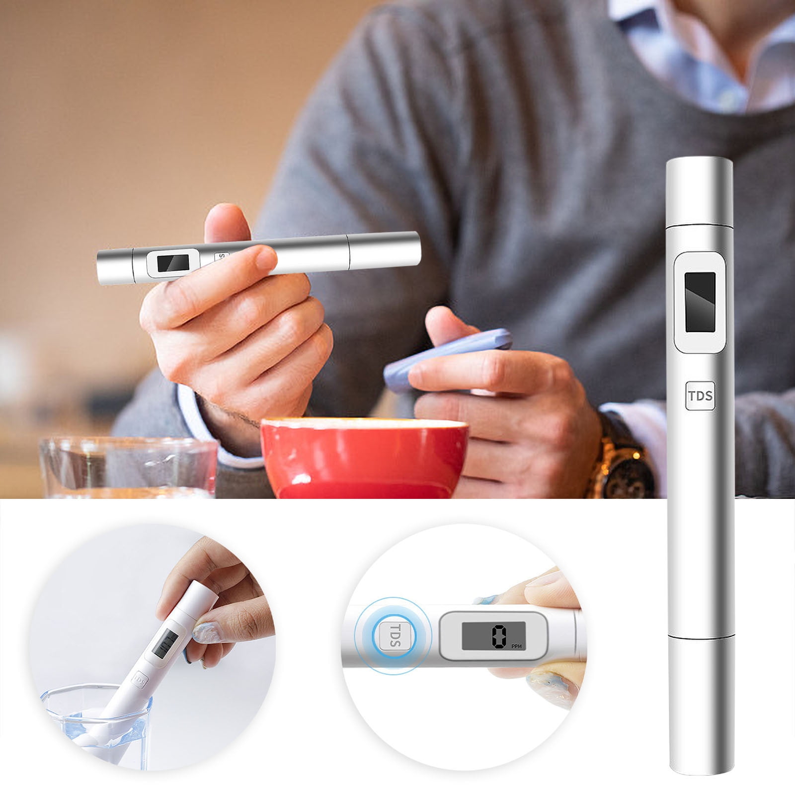 VALSEEL Home Appliances Clearance Salinity Meter, Water Proof Salinity ...