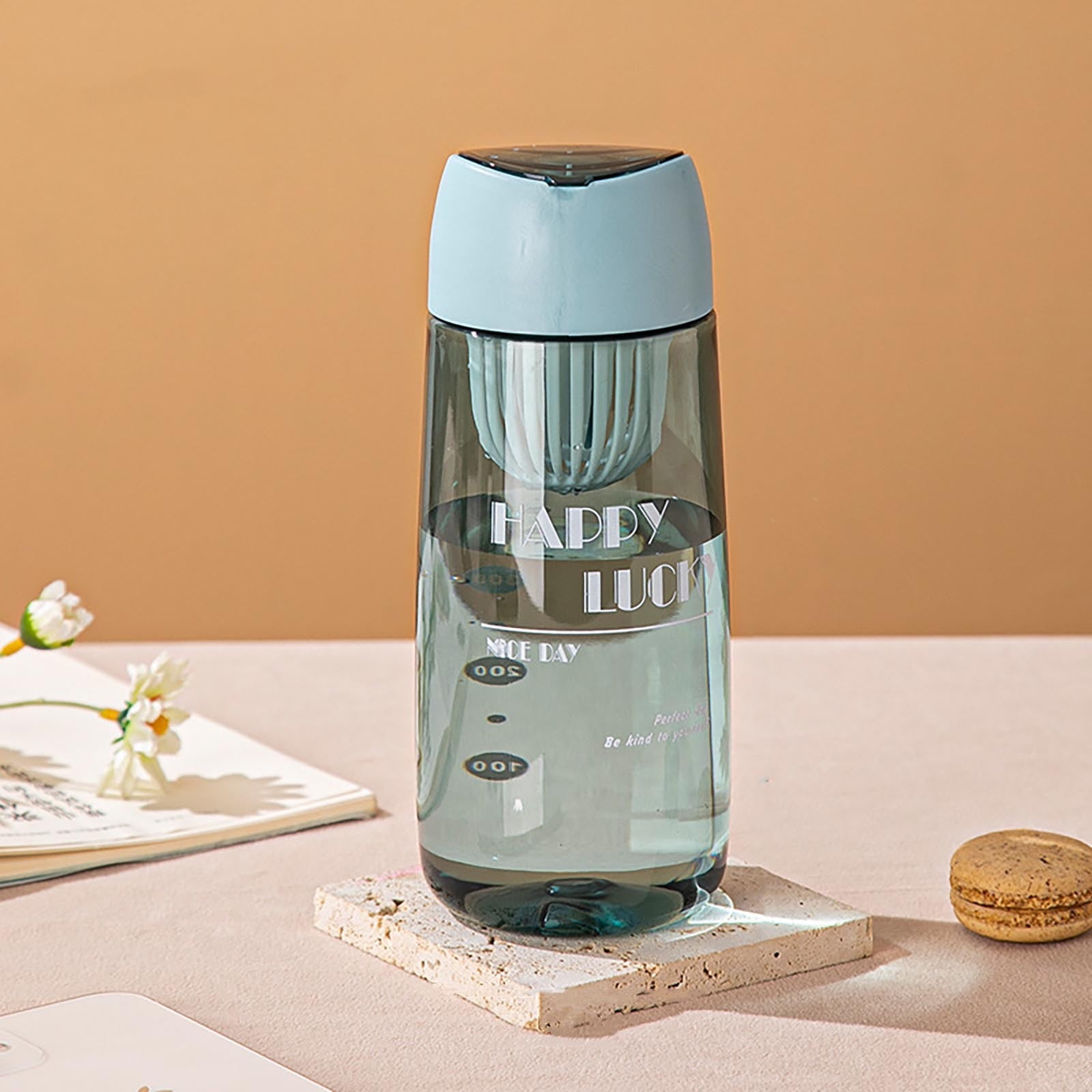 VALSEEL Home & Kitchen Water Cup with Tea Storage Box, Portable Tea Cup ...
