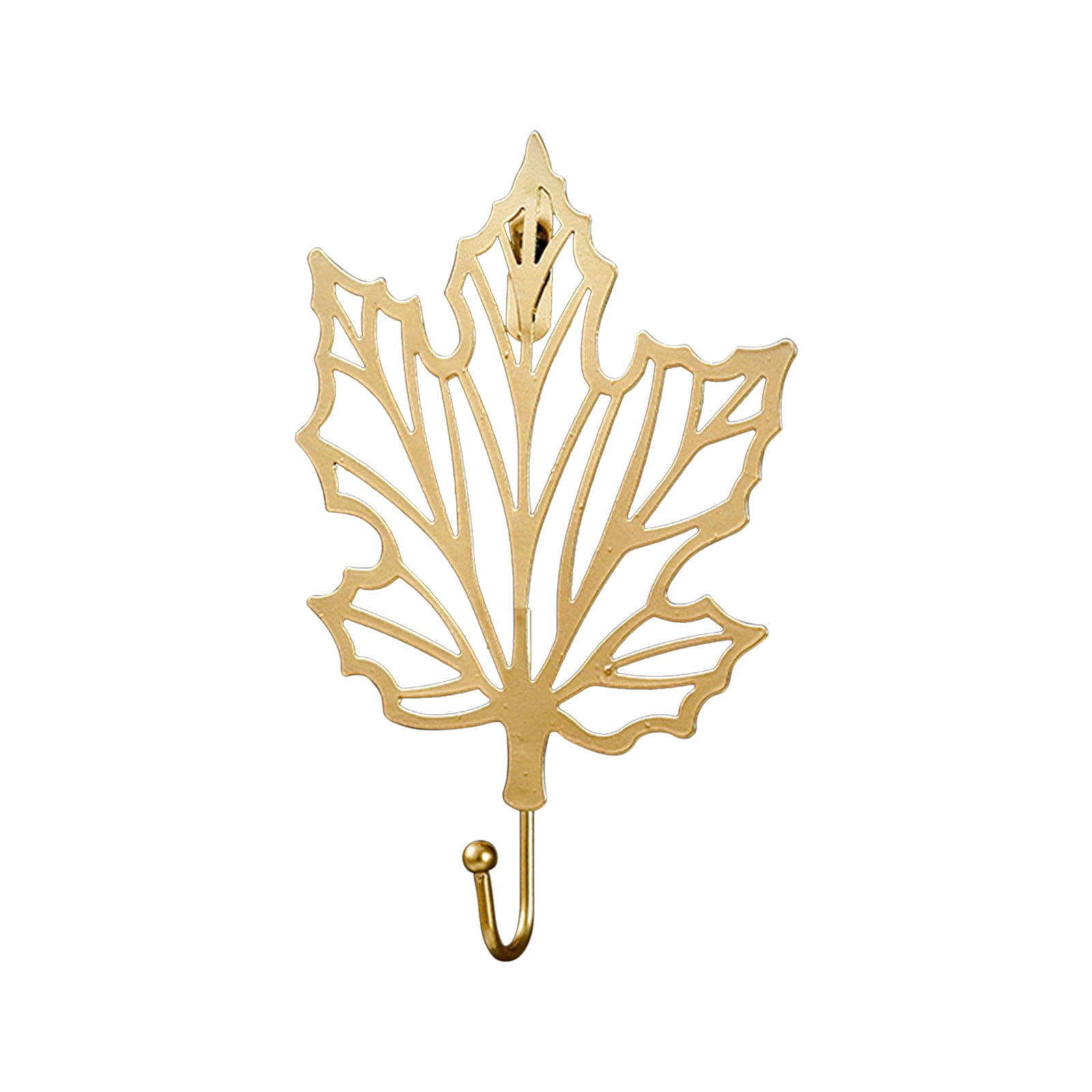 VALSEEL Jacket Rack Leaf Shaped Coat Hook Gold Ginkgo Leaf Hook Metal ...