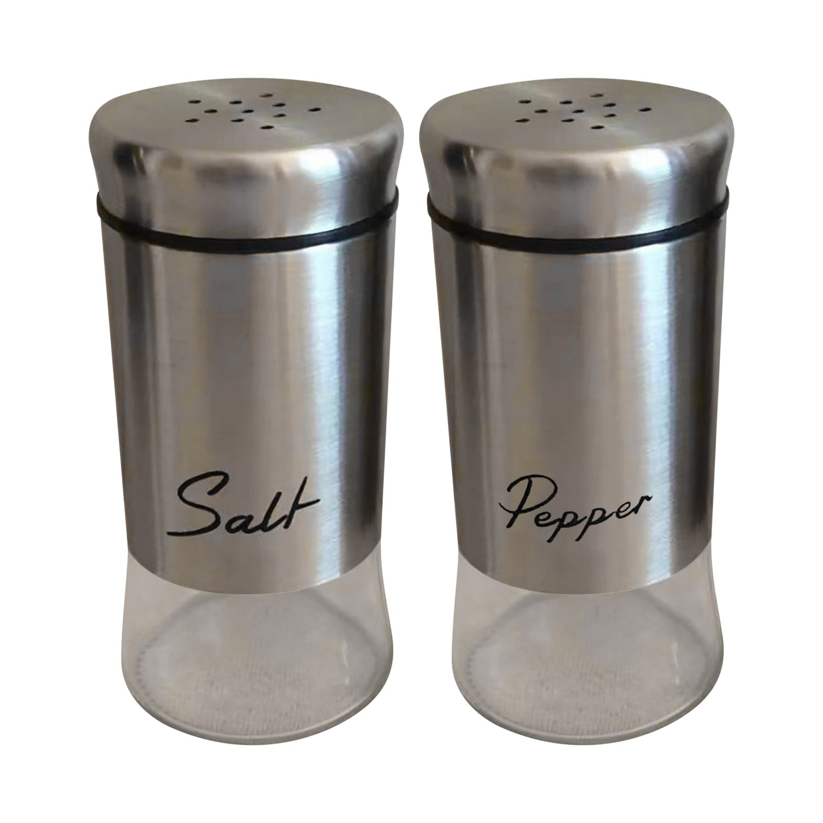 VALSEEL Kitchen Clearance Pepper Shaker Set With Stainless Steel Lid ...