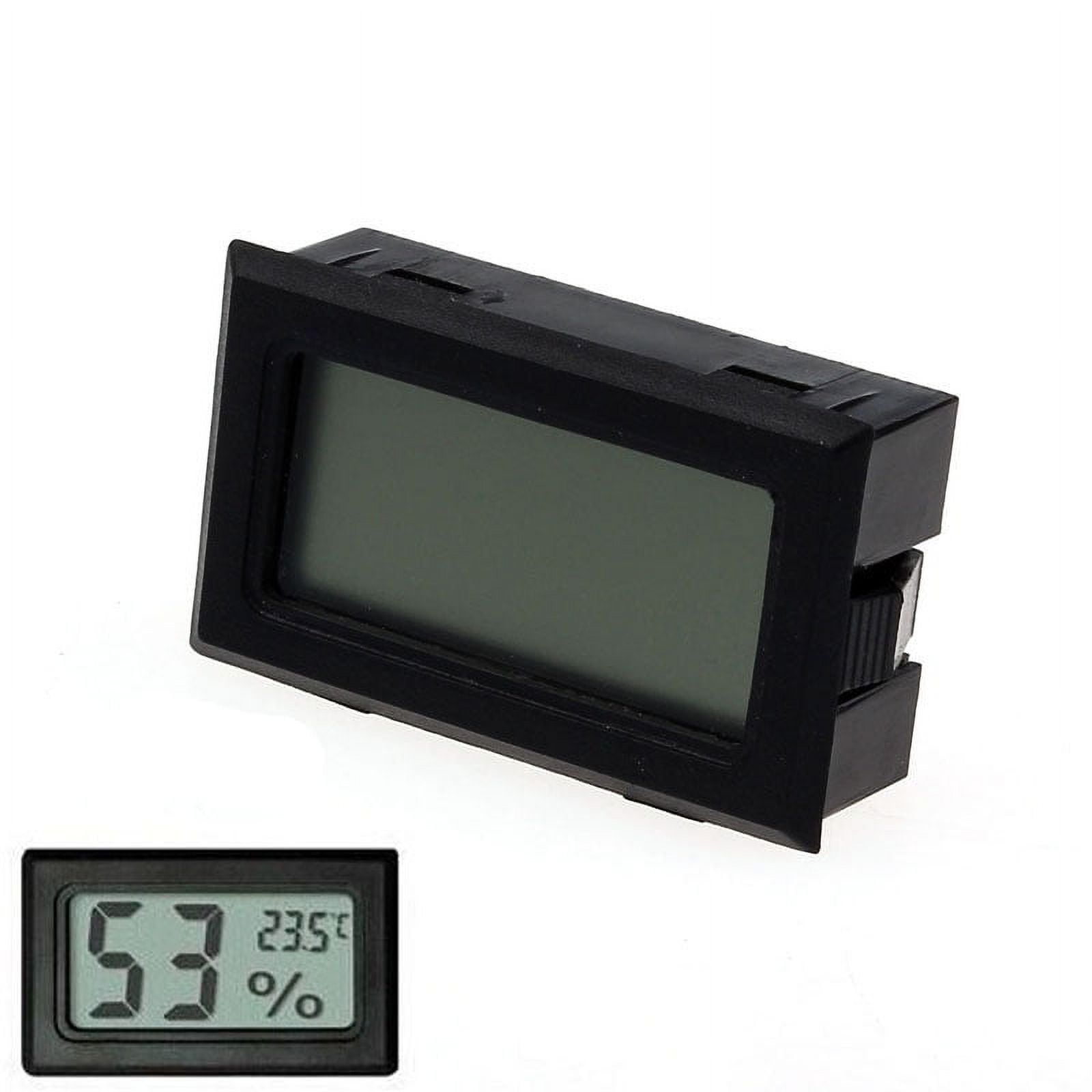 VALSEEL Led Lights Mini Digital LCD Temperature Humidity Meter ...