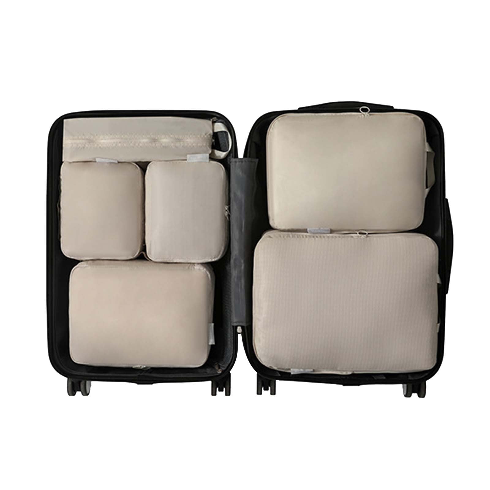 VALSEEL Organization and Storage Compressed Travel Six Piece Set With ...