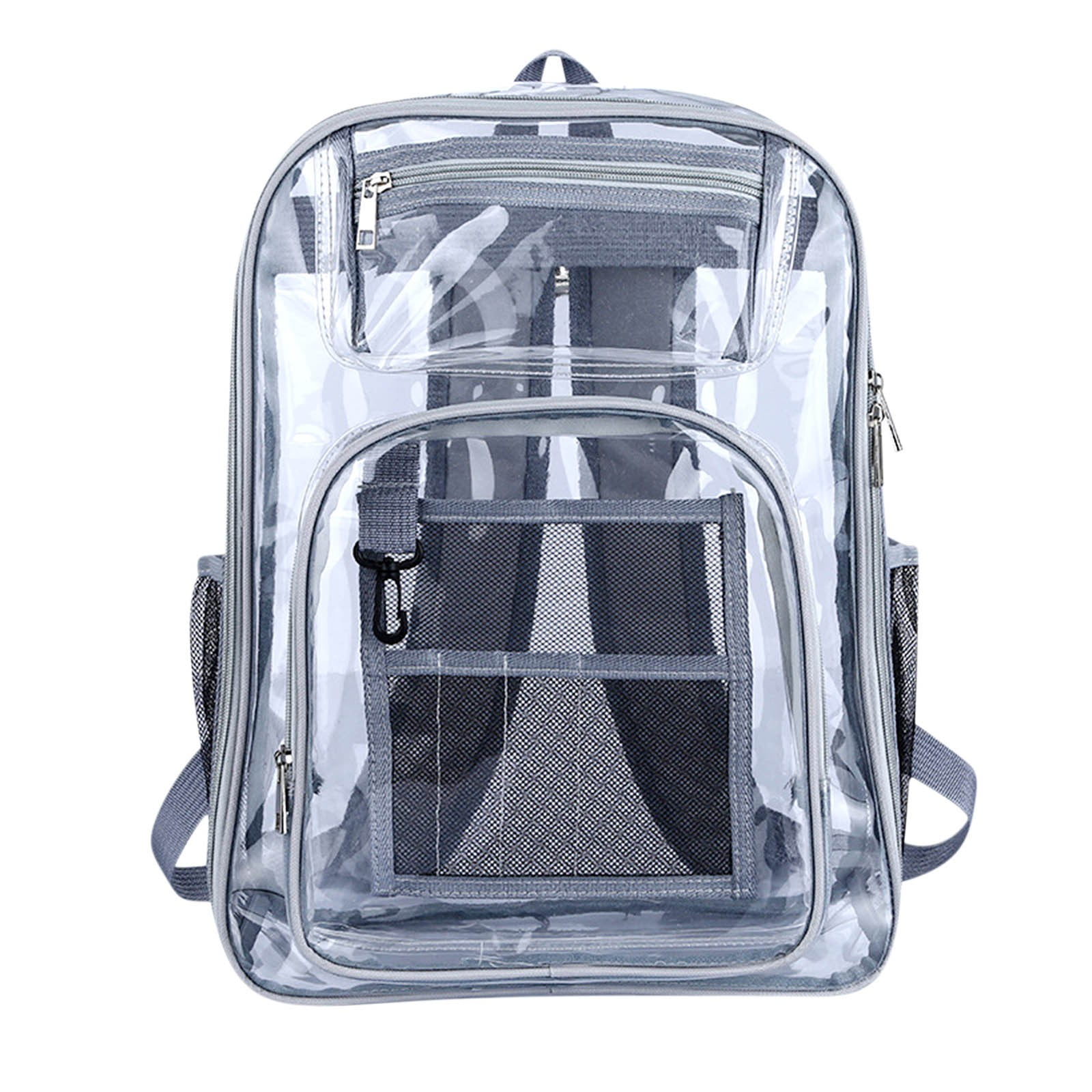 VALSEEL Organization and Storage Heavy Duty Clear Backpack With Large ...