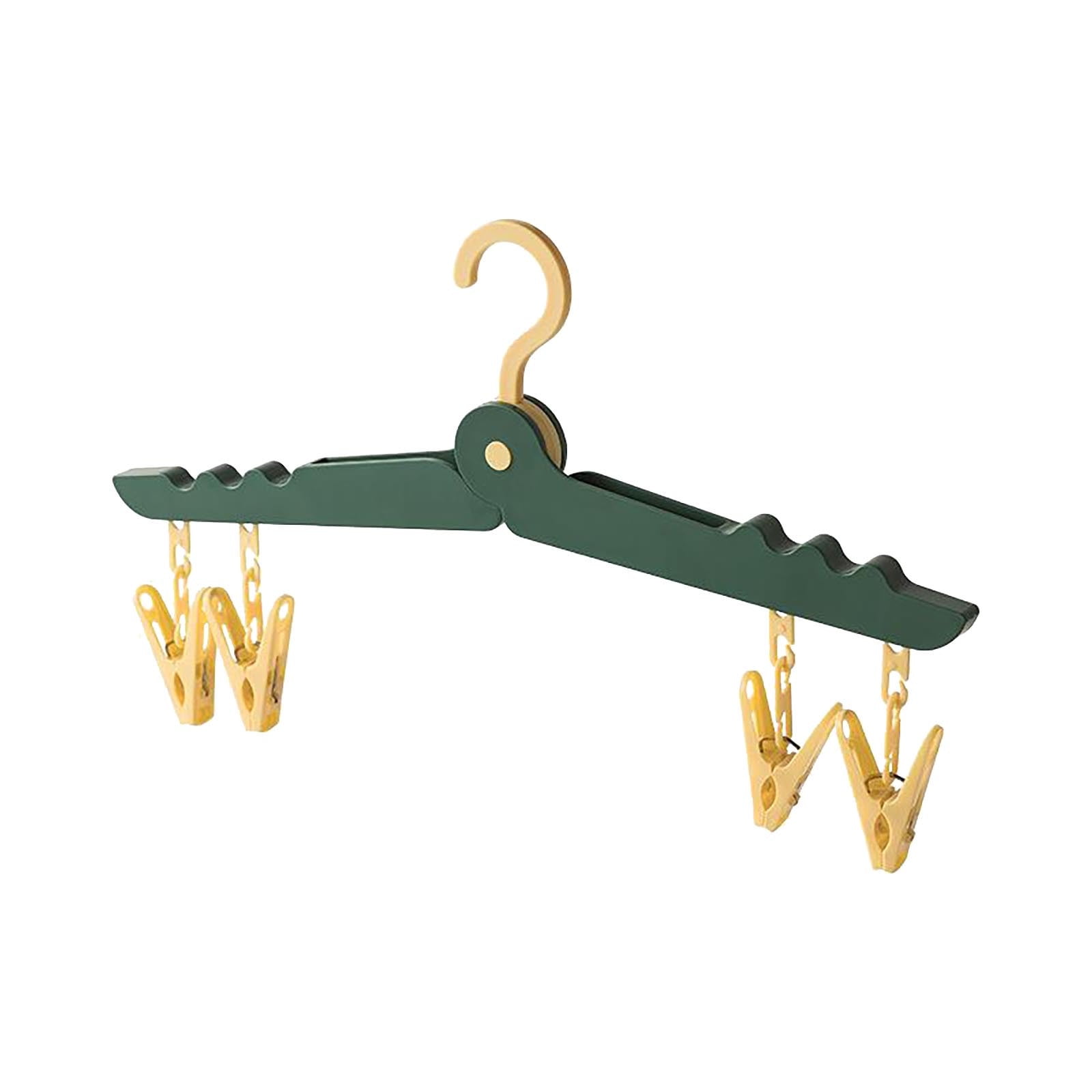 VALSEEL Organization and Storage, Folding Clothes Hanger Portable ...