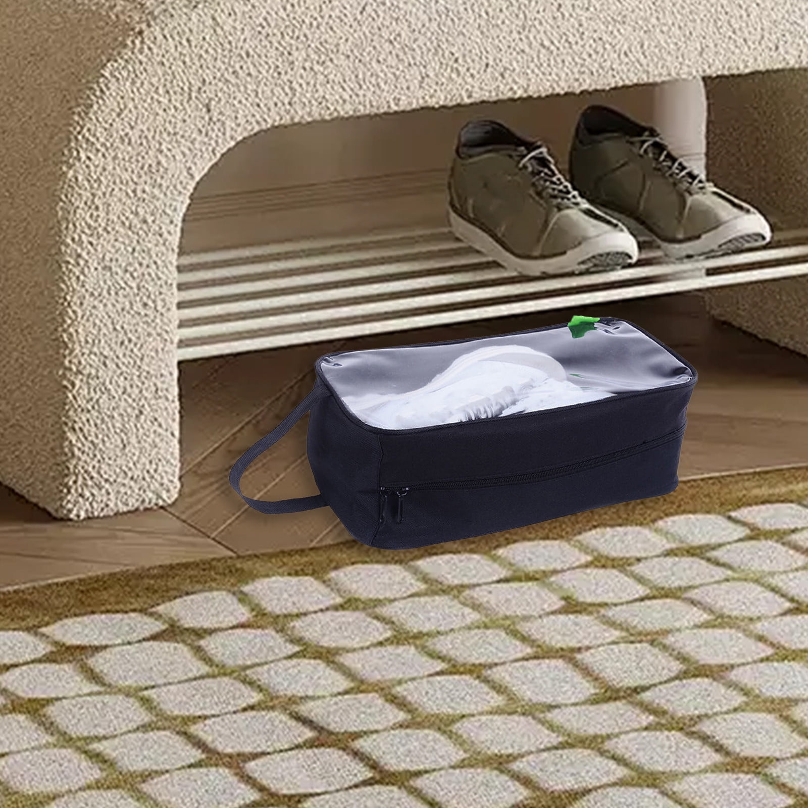 VALSEEL Shoe Storage Transparent Shoe Bag Storage Bag for Both Men and ...