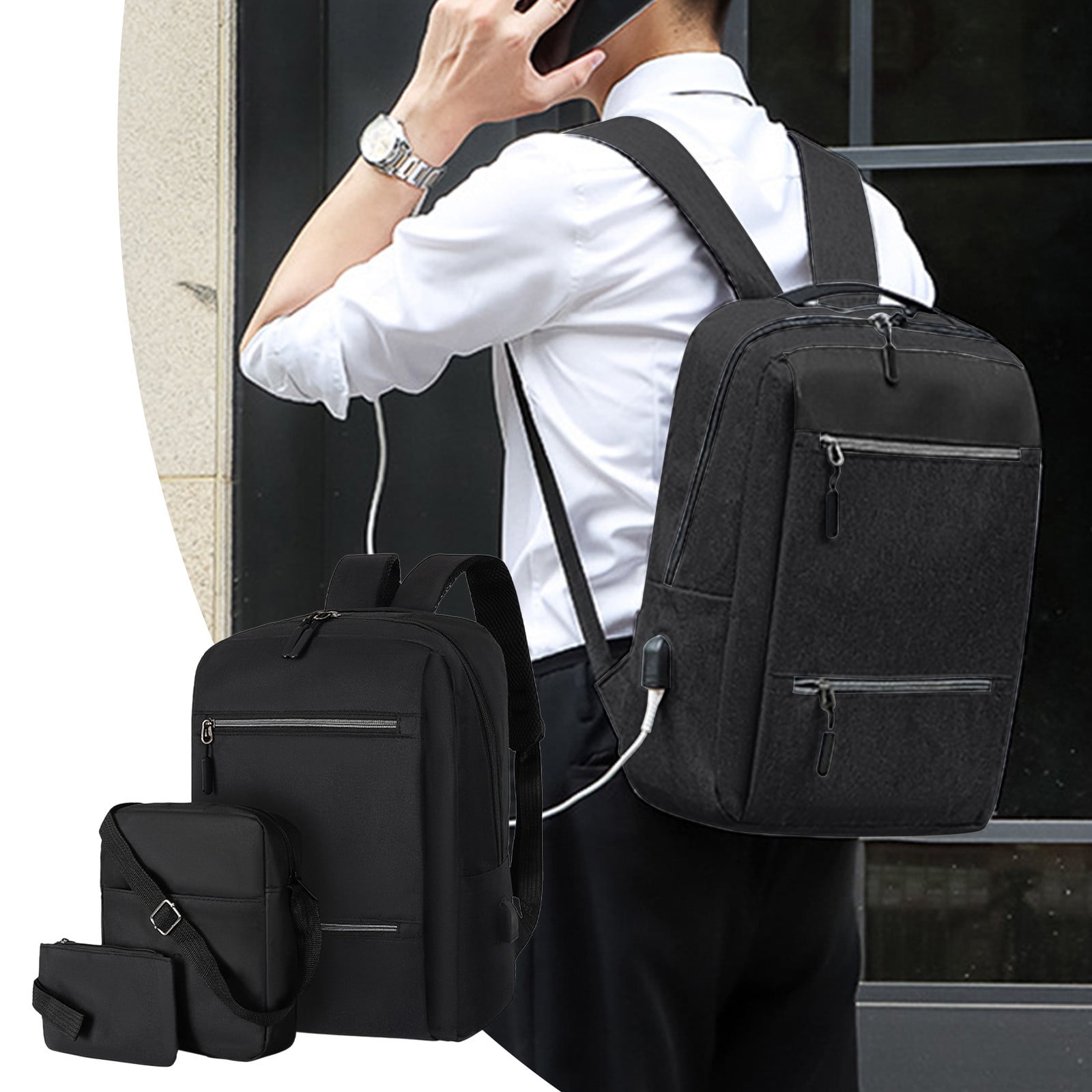 VALSEEL Travel Laptop Backpack, Large Women's Men's Travel Backpack, 16 ...