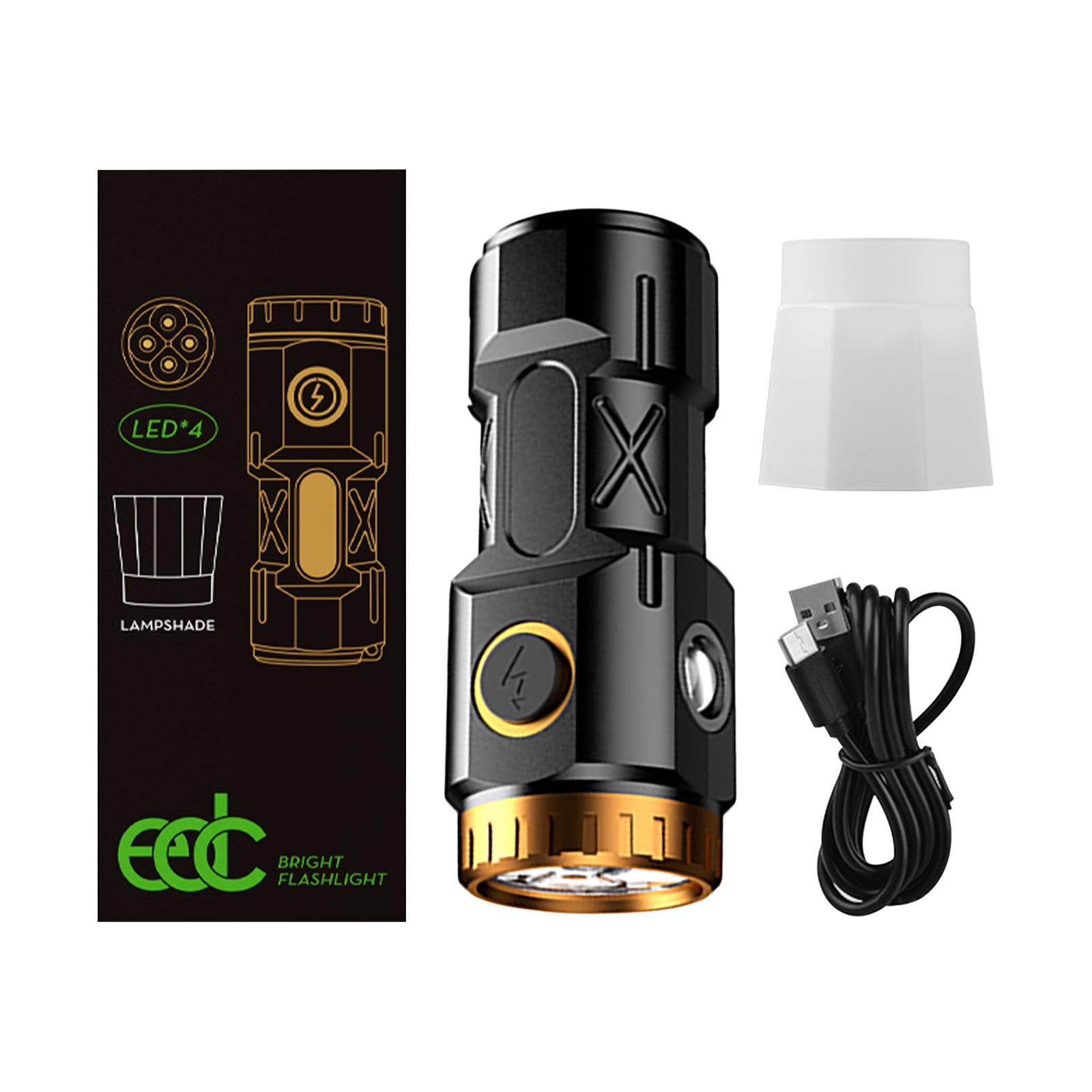 VALSEEL Ultra Bright And Strong Light Flashlight Charging Outdoor ...