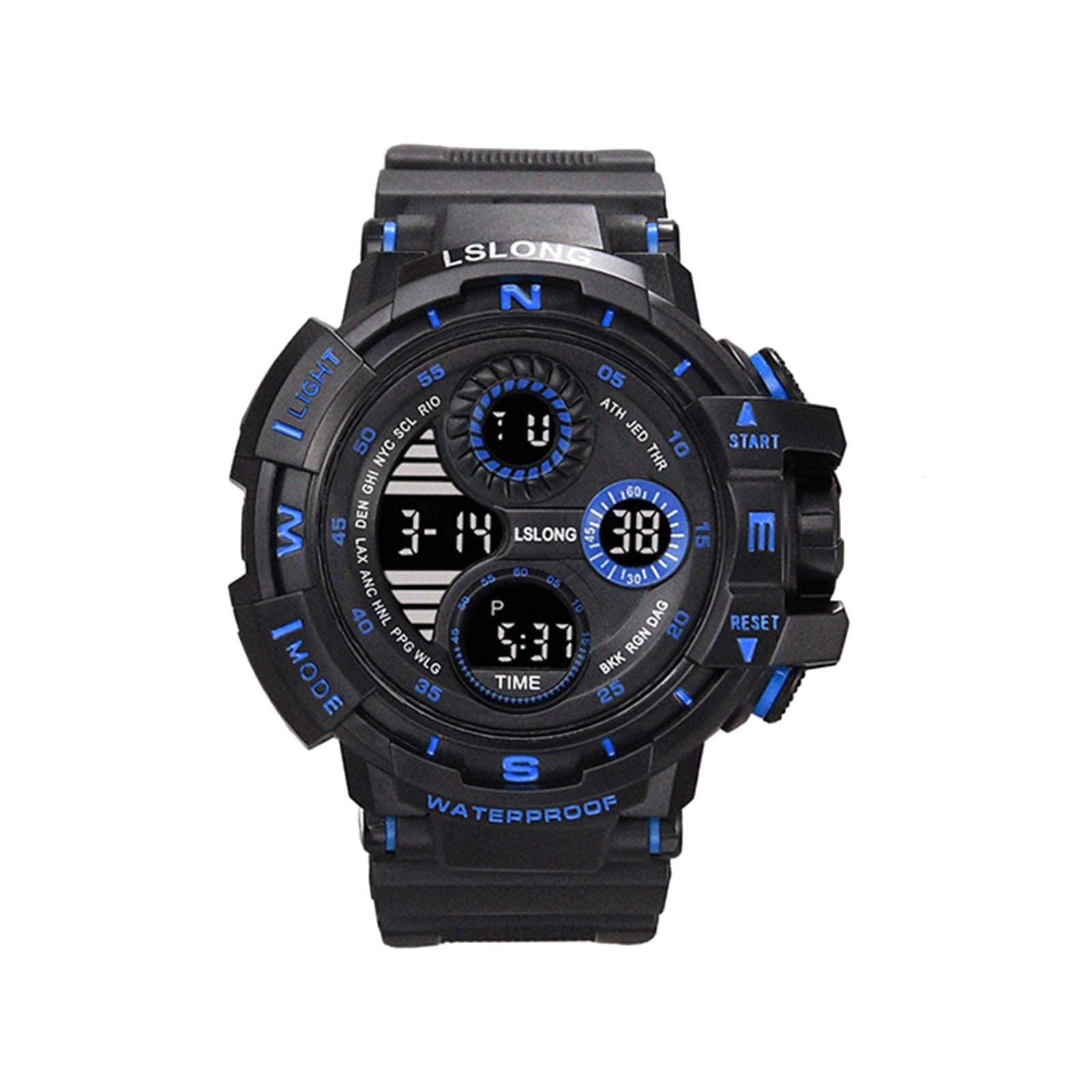 VALSEEL Watches for Men Water Digital Sports Diving Watch With Alarm ...