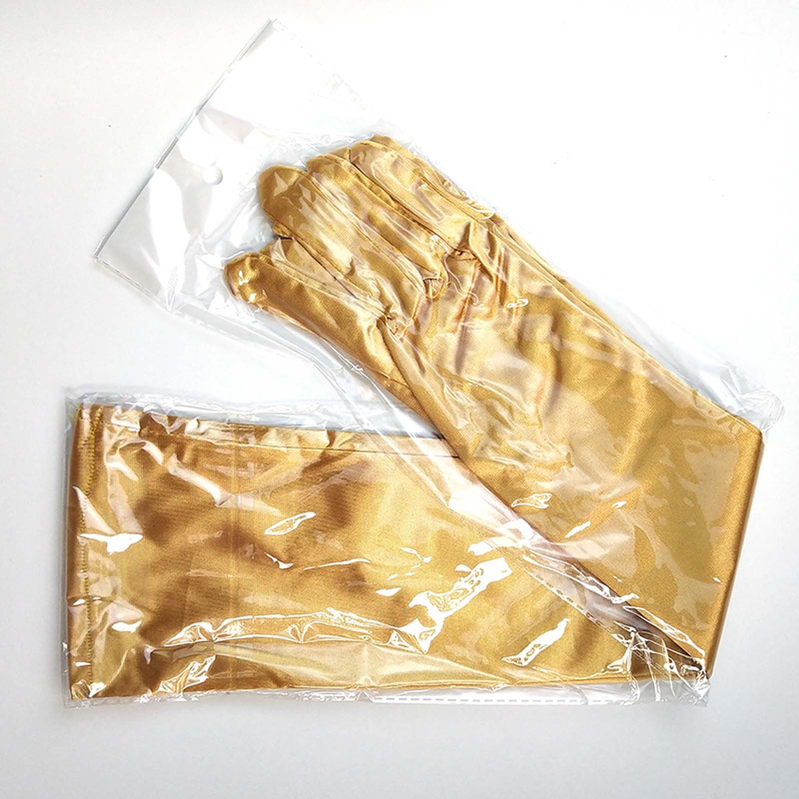 VALSEEL Womens Satin Long Gloves Opera Wedding Bridal Evening Party ...