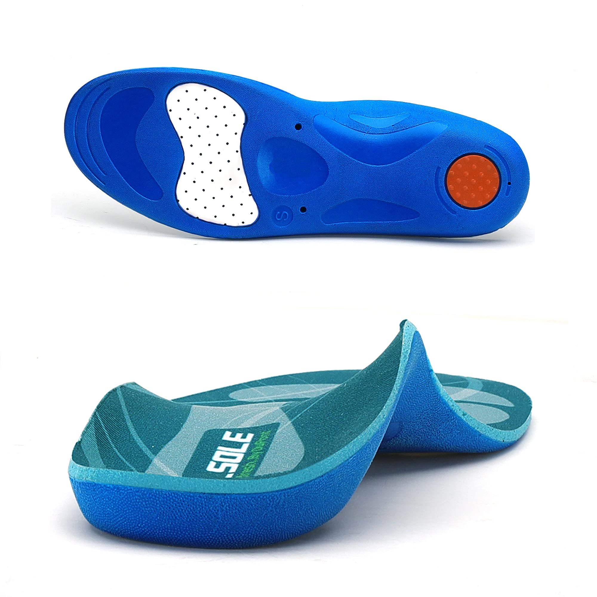 VALSOLE Plantar Fasciitis Arch Support Insoles for Women Men, Comfort ...