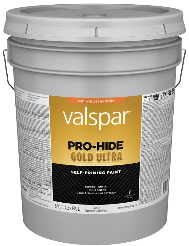 VALSPAR 67000 PAINT EXTER SG WHT PAIL - Walmart.com