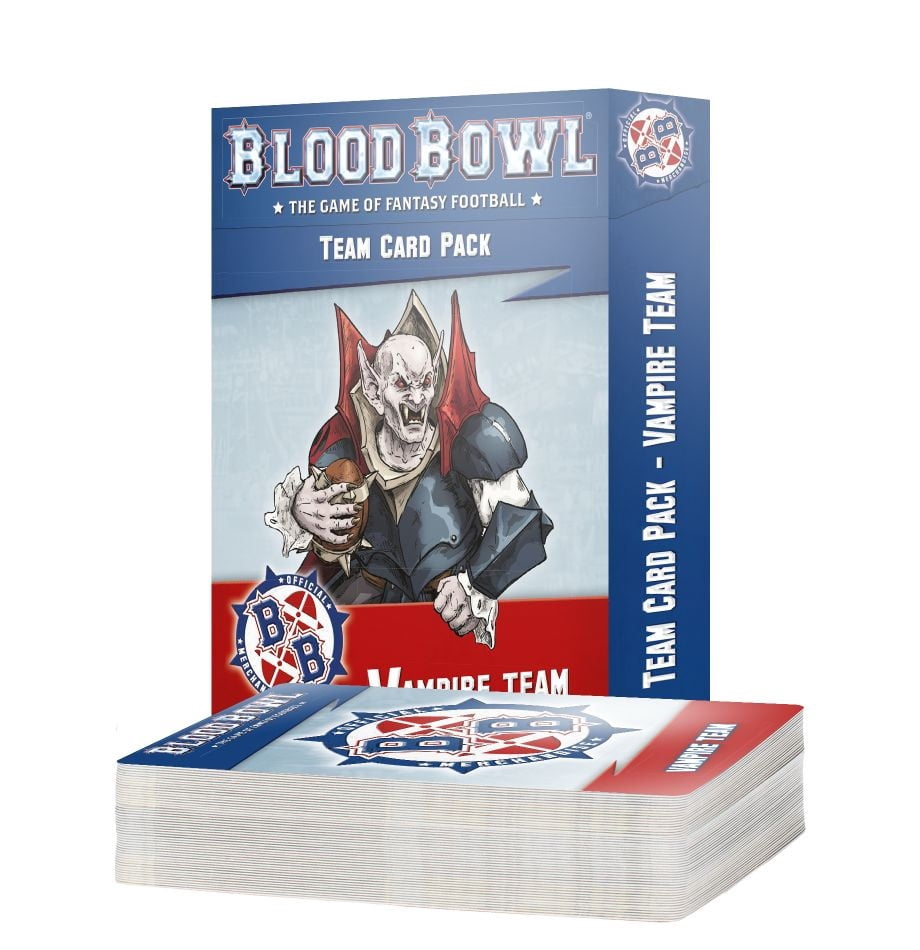 VAMPIRE TEAM: CARDS Games Workshop Blood Bowl - Walmart.com