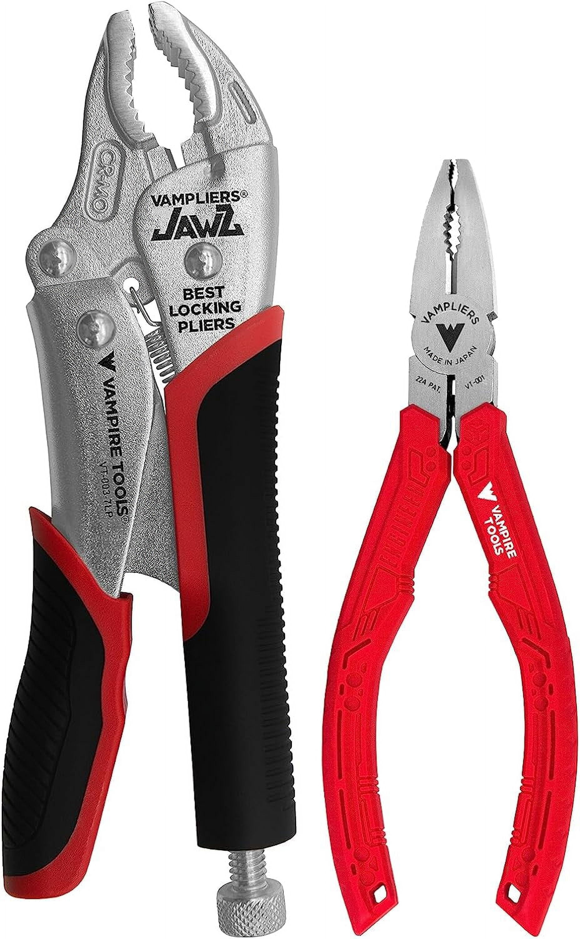 VAMPLIERS 2-PC Specialty Screw Extraction Pliers Set: Includes JAWZ 7.5 ...