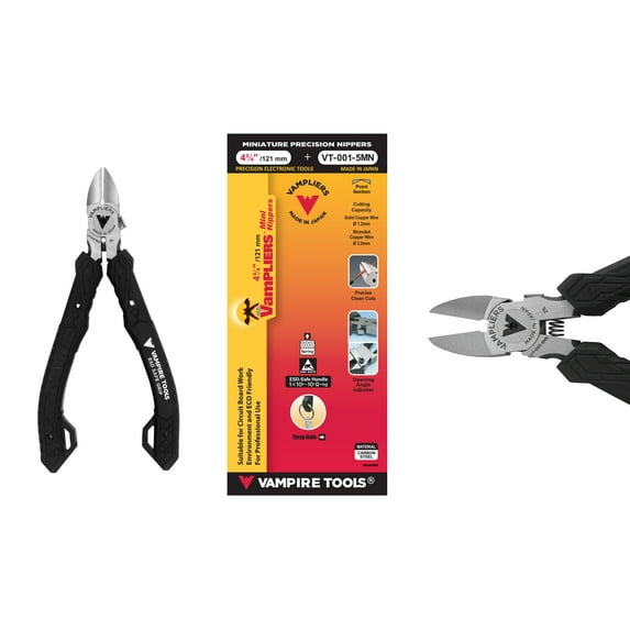 VAMPLIERS VT-001-5MN by Vampire Tools, 4.75″ Mini Precision Nippers ...