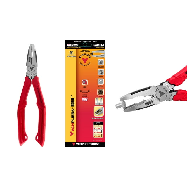 VAMPLIERS VT-001-7, BOSS™ 7" Screw Extractor, Multipurpose Pliers with ...